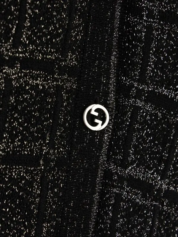 Gucci Checked Jacquard Cardigan