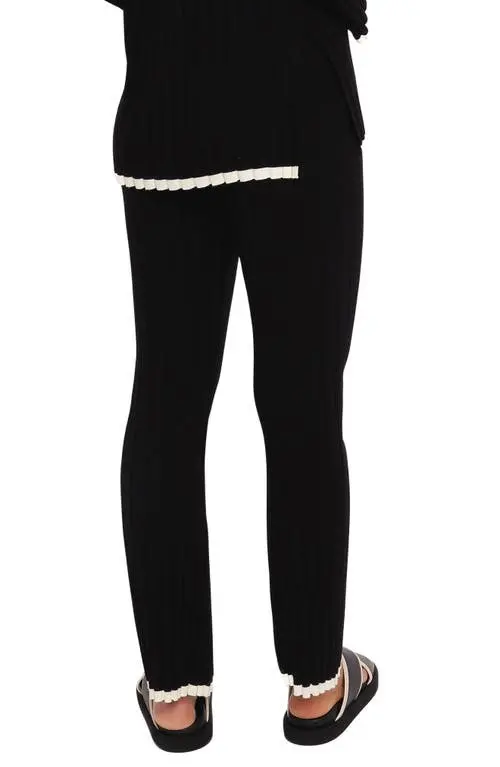 PETAL & PUP Dora Ribbed Ankle Pants