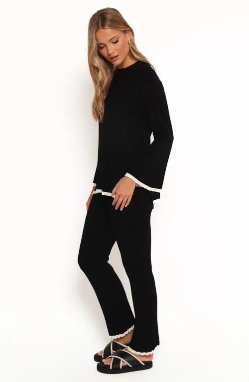 PETAL & PUP Dora Ribbed Ankle Pants