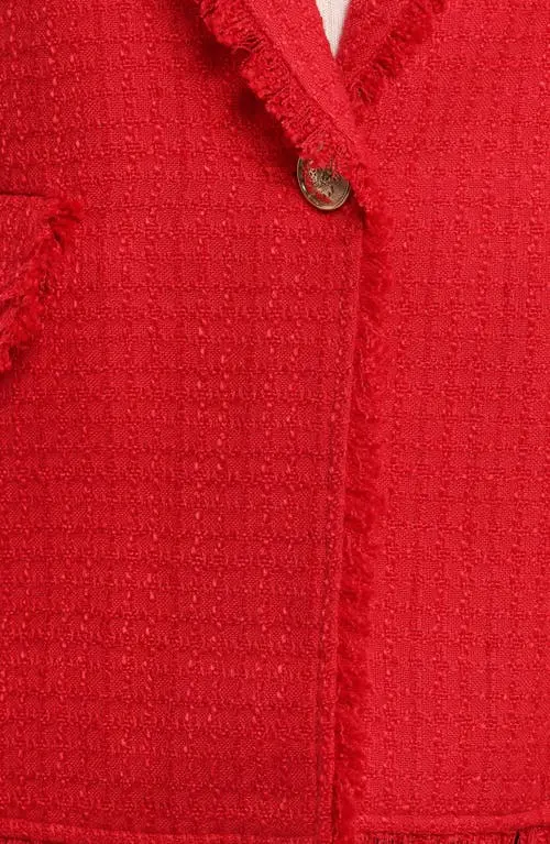 PETAL & PUP Simona Tweed Blazer