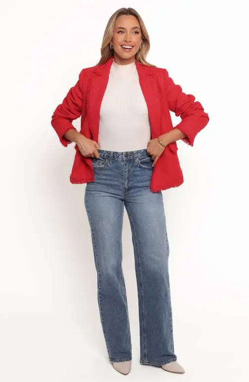 PETAL & PUP Simona Tweed Blazer