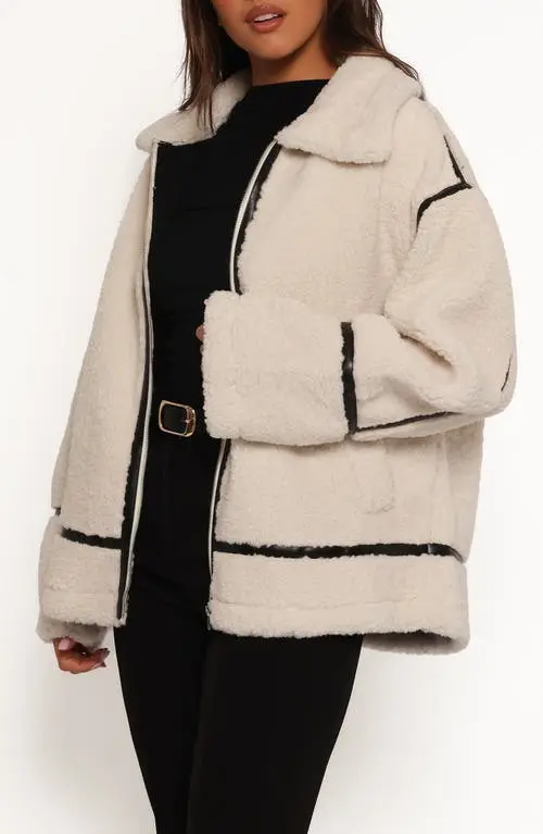 PETAL & PUP Ricki Faux Shearling Jacket