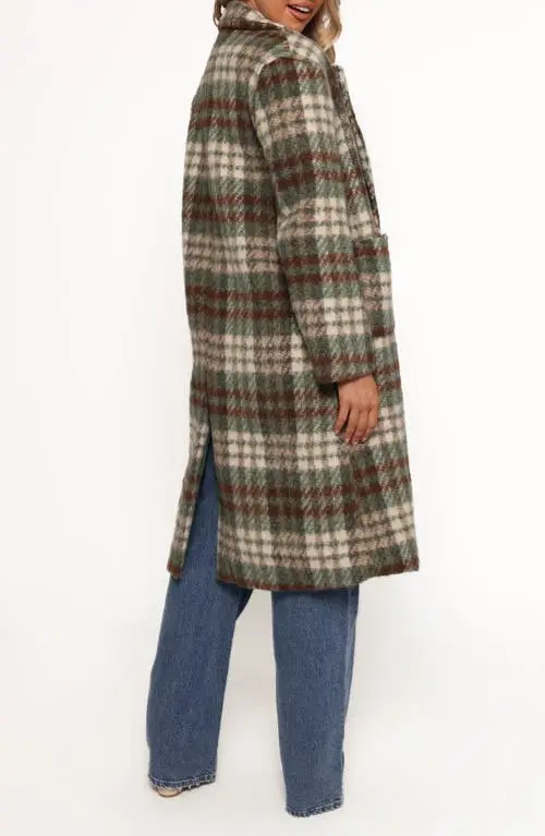 PETAL & PUP Anika Plaid Coat