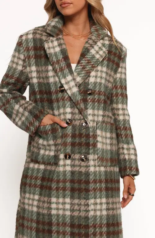 PETAL & PUP Anika Plaid Coat