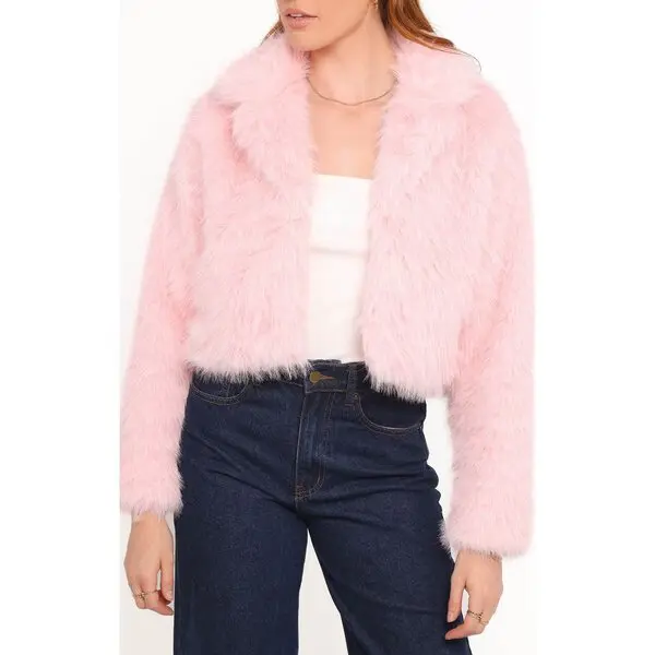 PETAL & PUP Bobbi Faux Fur Jacket
