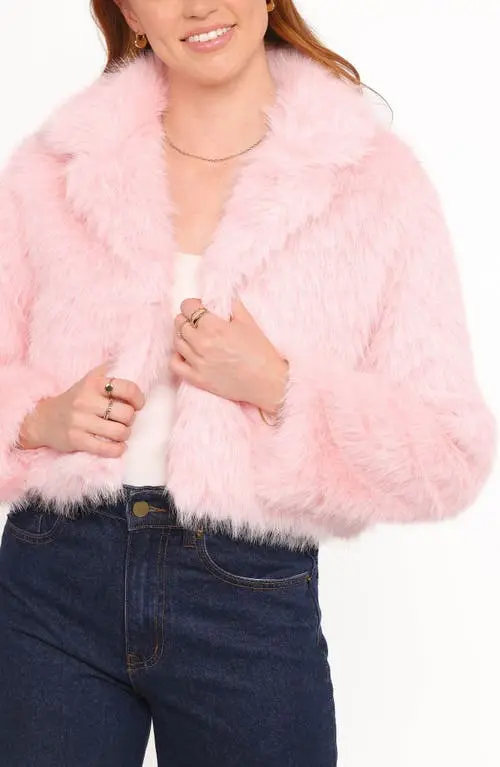 PETAL & PUP Bobbi Faux Fur Jacket