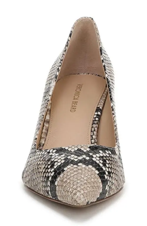 Veronica Beard Rita Pointed Toe Pump - Ecru Multi