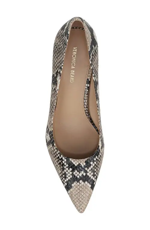Veronica Beard Rita Pointed Toe Pump - Ecru Multi