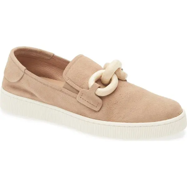 PEDRO GARCIA Pastora Loafer - Beige Plush Suede