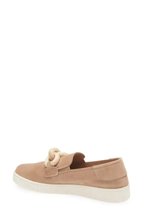 PEDRO GARCIA Pastora Loafer - Beige Plush Suede