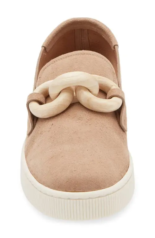 PEDRO GARCIA Pastora Loafer - Beige Plush Suede