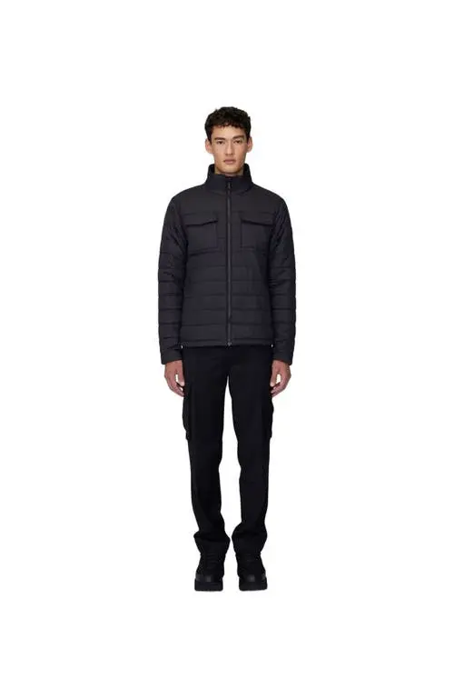 QUARTZ CO. Neal Insulated Shirt Jacket - Black