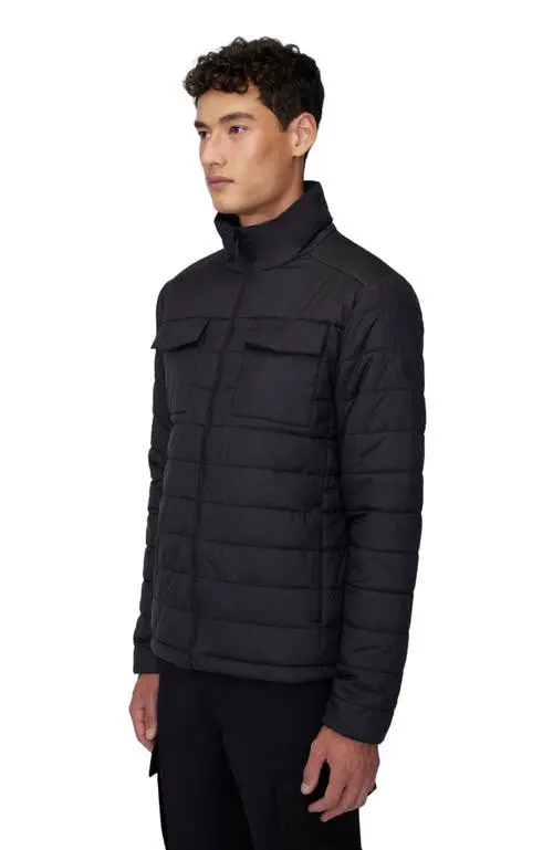 QUARTZ CO. Neal Insulated Shirt Jacket - Black