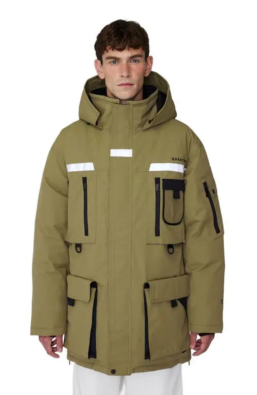 QUARTZ CO. Vostok 3.0 Hooded Down Expedition Jacket - Khaki