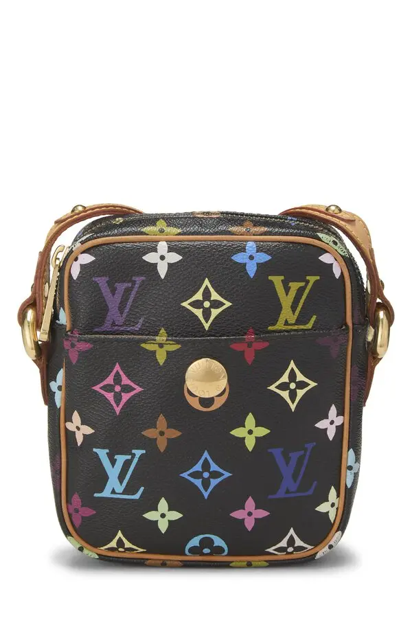 LOUIS VUITTON Takashi Murakami X Monogram Multicolore Rift Crossbody - Black