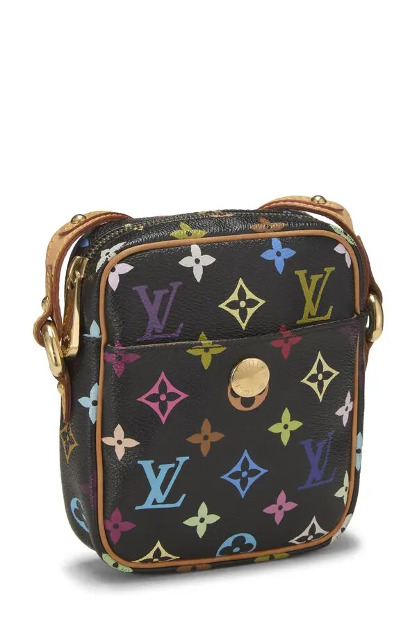 LOUIS VUITTON Takashi Murakami X Monogram Multicolore Rift Crossbody - Black