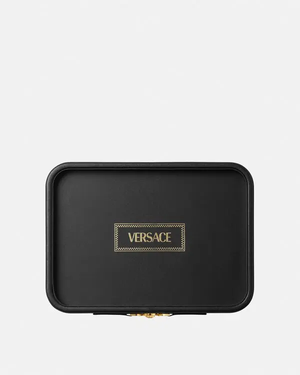Versace Medusa '95 Leather Tray - Black
