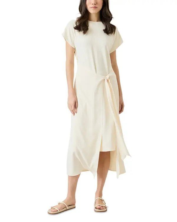 LUXELY Faux Wrap Dress