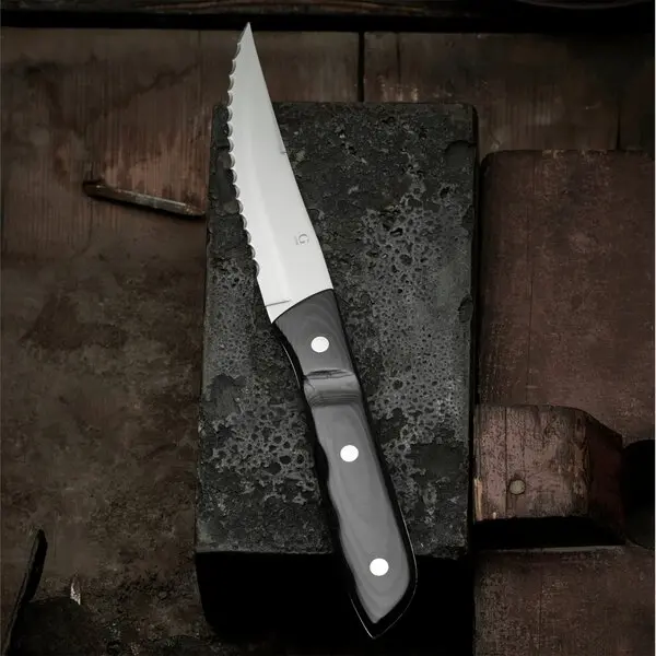 GENSE Old Farmer Micarta Steak Knives, Set Of 4