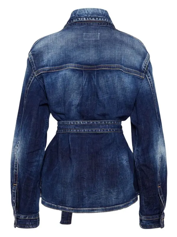 Dsquared2 Belted Denim Jacket