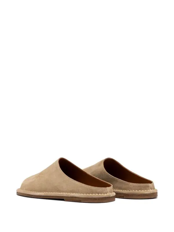 BUTTERO® Suede Slippers - Neutrals