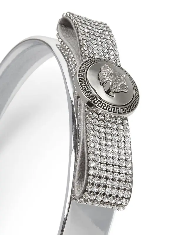 Versace Metal Mesh Ribbon Headband