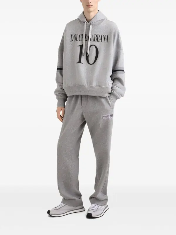 Dolce & Gabbana Logo-print Hoodie - Grey
