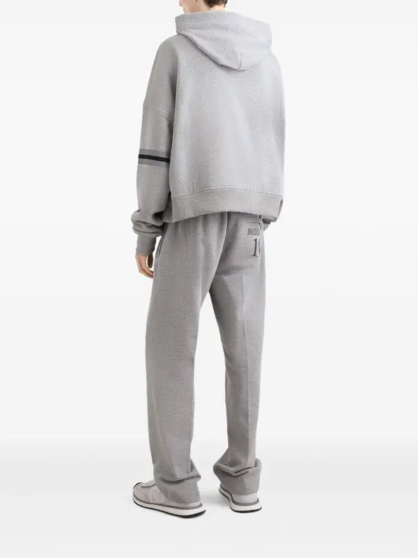 Dolce & Gabbana Logo-print Hoodie - Grey