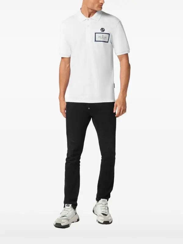 Philipp Plein Label Polo Shirt