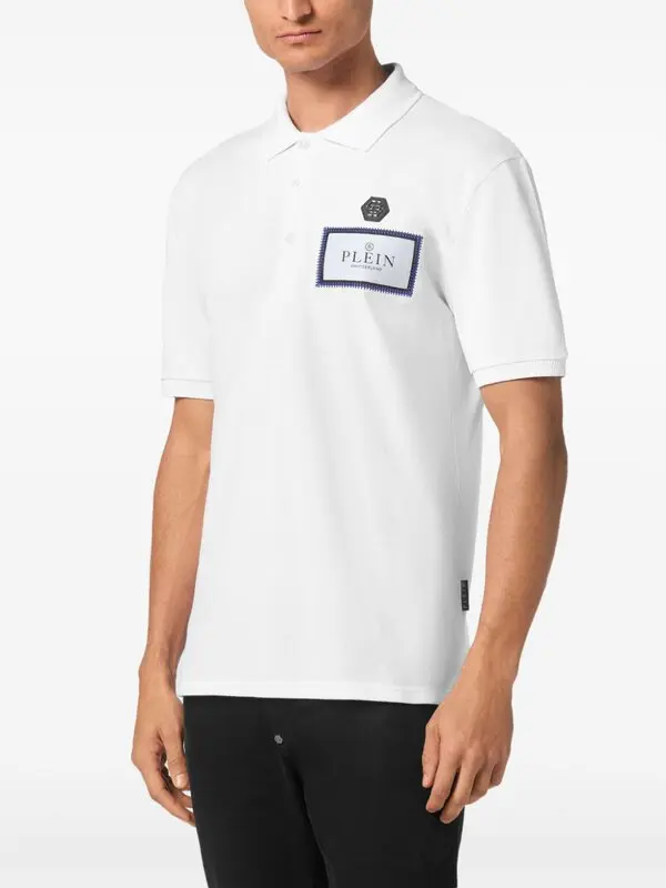 Philipp Plein Label Polo Shirt