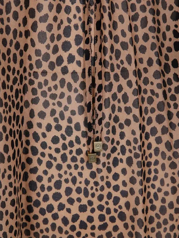 Michael Kors Leopard Print Blouse