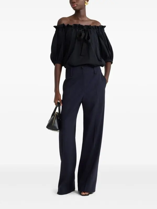 PATOU Drawstring T-shirt - Black