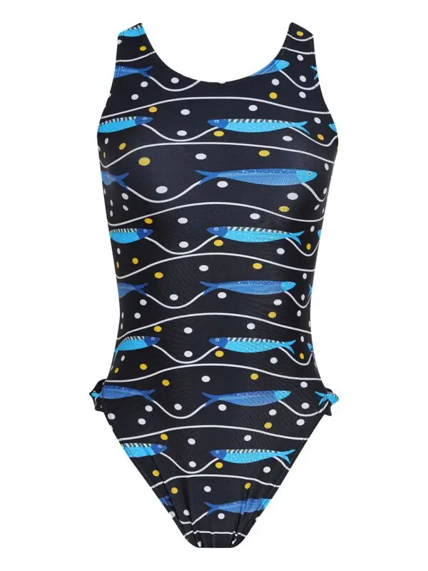 BRIGITTE Fish-print Swimsuit