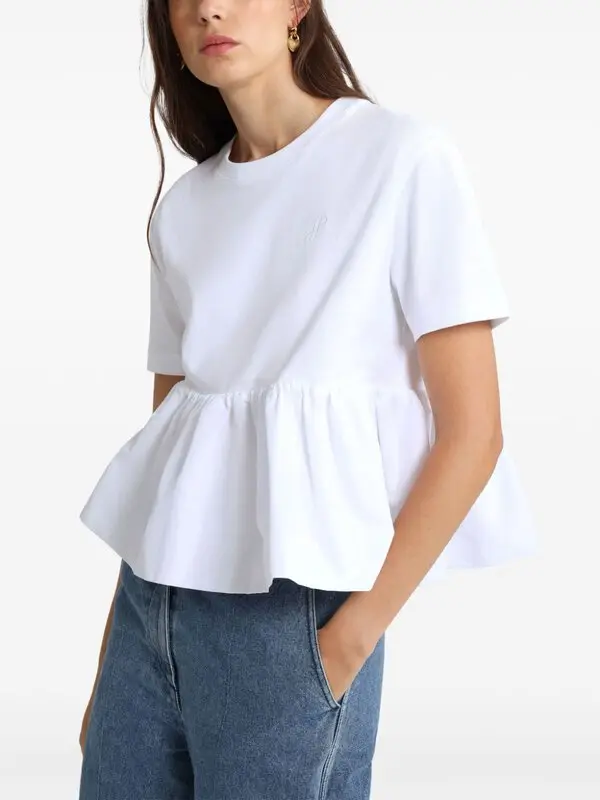 Patou Ruffle-hem T-shirt