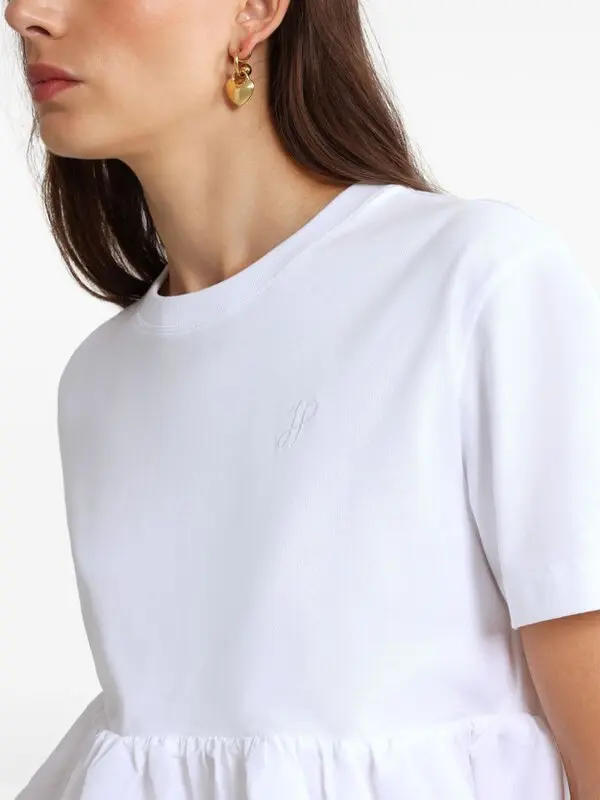 Patou Ruffle-hem T-shirt