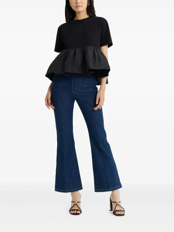 Patou Ruffle-hem T-shirt