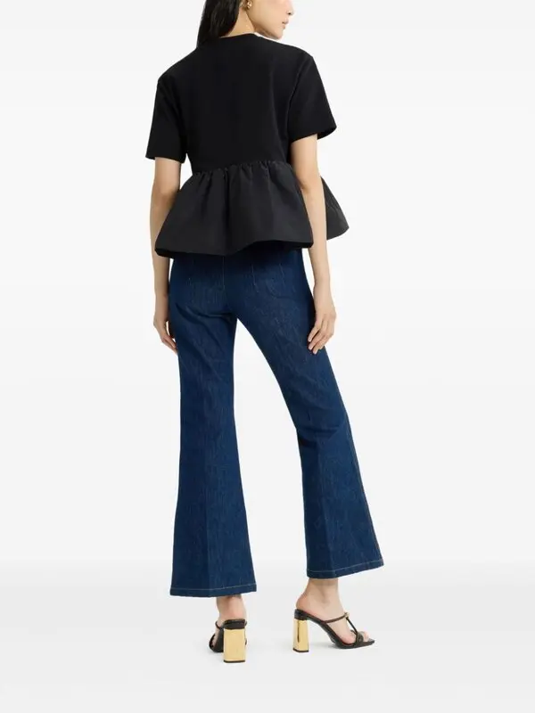 Patou Ruffle-hem T-shirt
