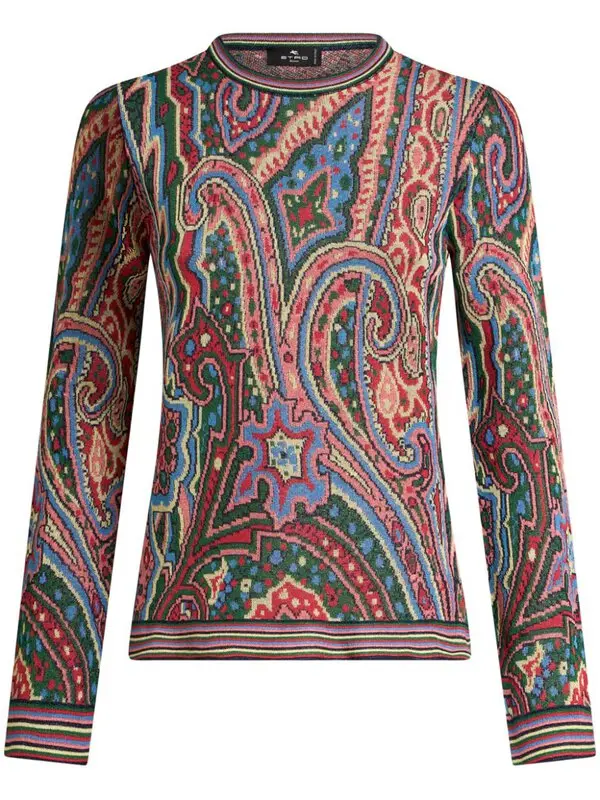Etro Paisley-jacquard Sweater