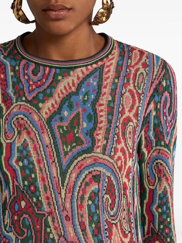 Etro Paisley-jacquard Sweater