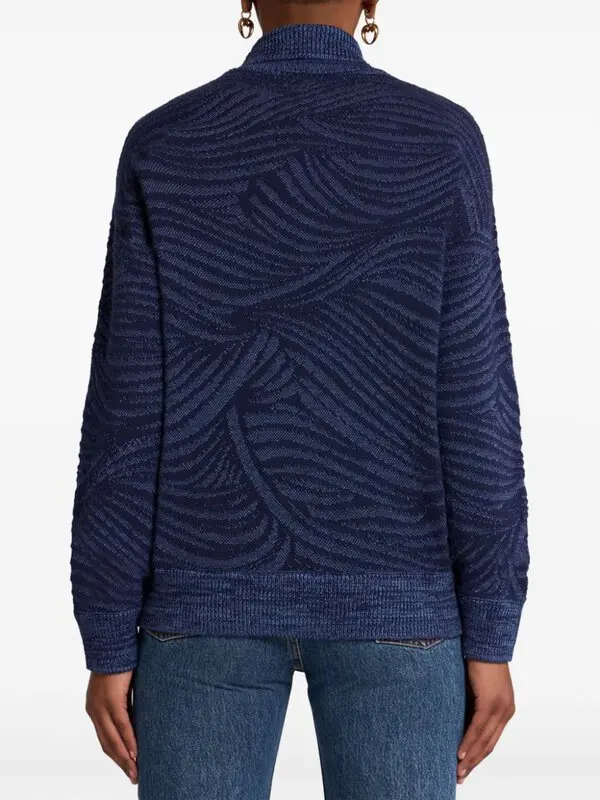 Etro Jacquard Turtleneck Sweater
