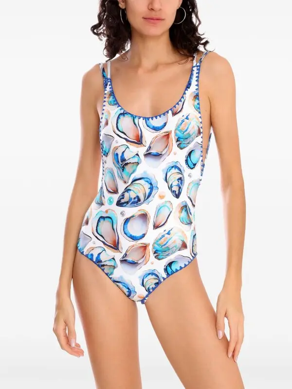 BRIGITTE Shell-print Swimsuit