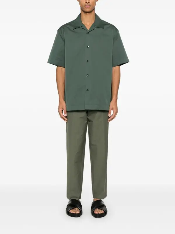 JIL SANDER Poplin Shirt - Green