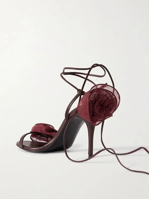 Magda Butrym Appliquéd Leather Sandals