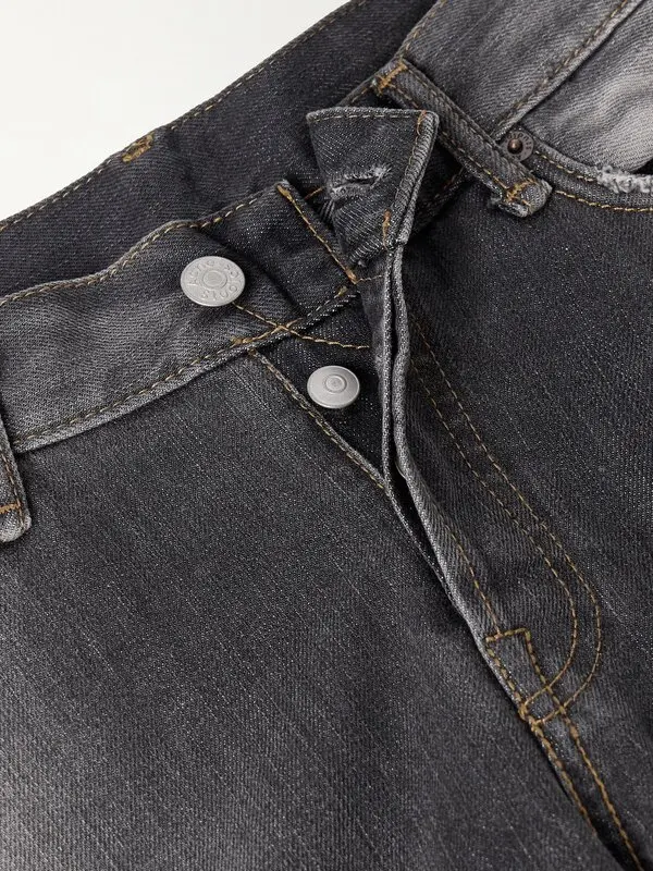 Acne Studios 2006 Paint-splattered Barrel-leg Jeans
