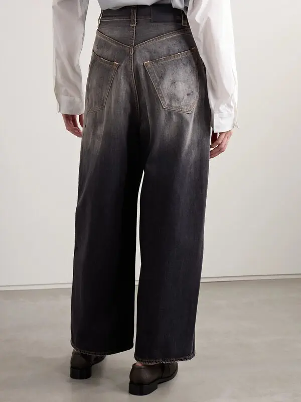 Acne Studios 2023 Distressed Wide-leg Jeans