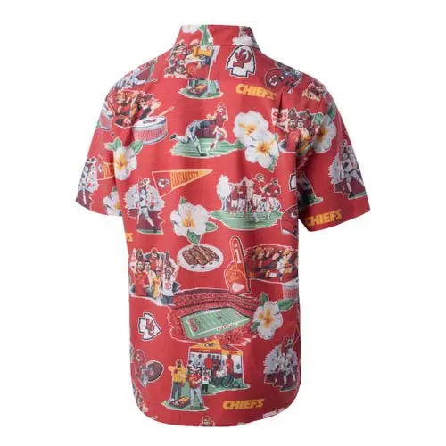 Reyn Spooner Kansas City Chiefs Scenic Button-down Shirt - Red