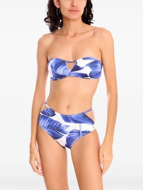 BRIGITTE Leaf-print Bikini Set