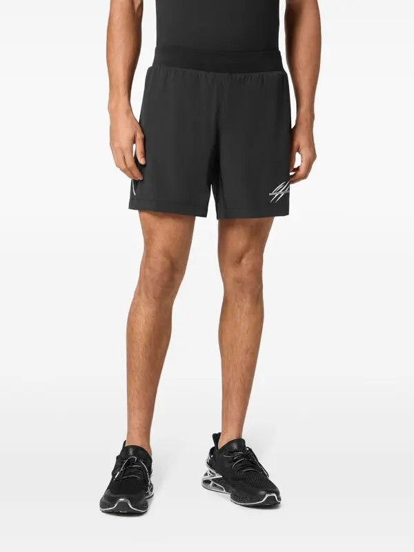 PLEIN SPORT Scratch-print Running Shorts