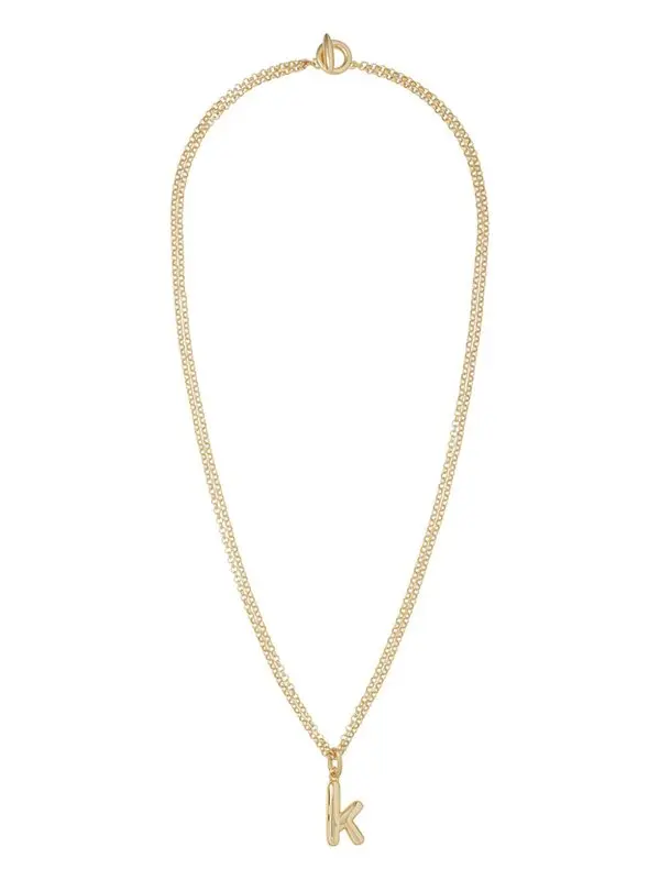 ROXANNE ASSOULIN The Puffy Initial Necklace - Gold