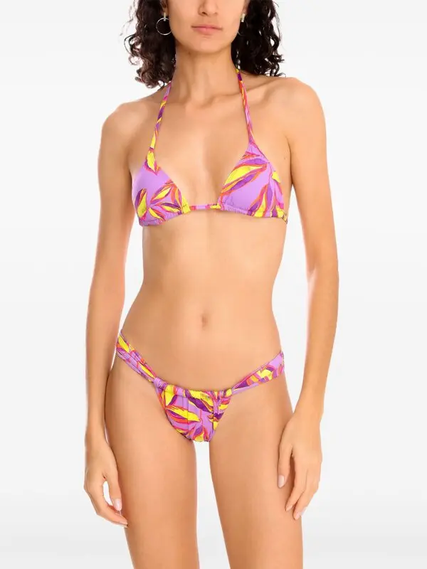 BRIGITTE Leaf-print Bikini Set